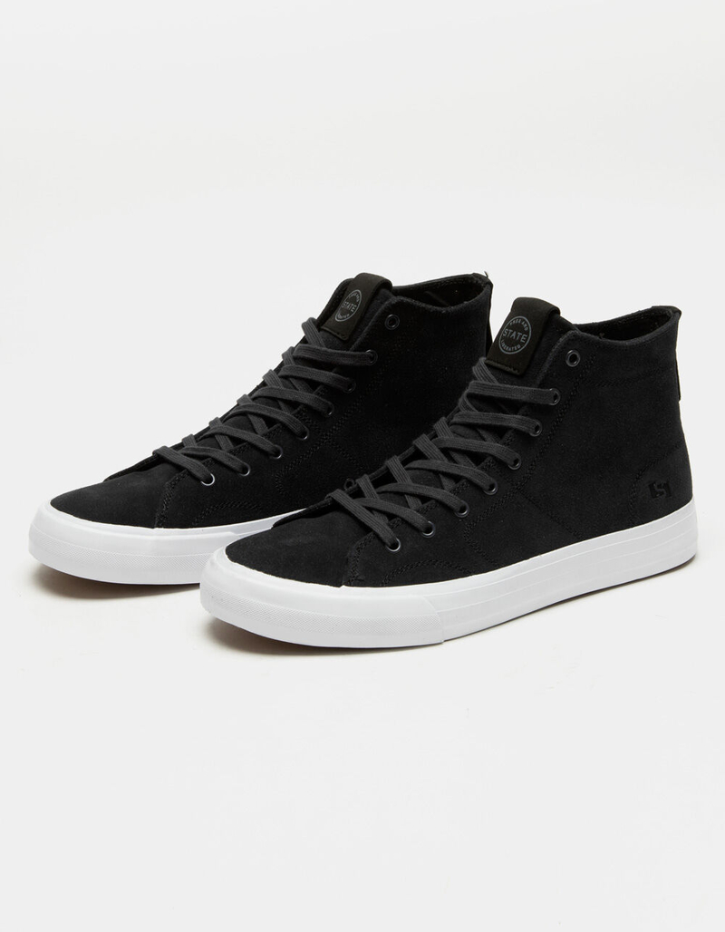 STATE FOOTWEAR Bushwick Mens Suede Shoes - NINE IRON/WHITE - 10.5 | Tillys