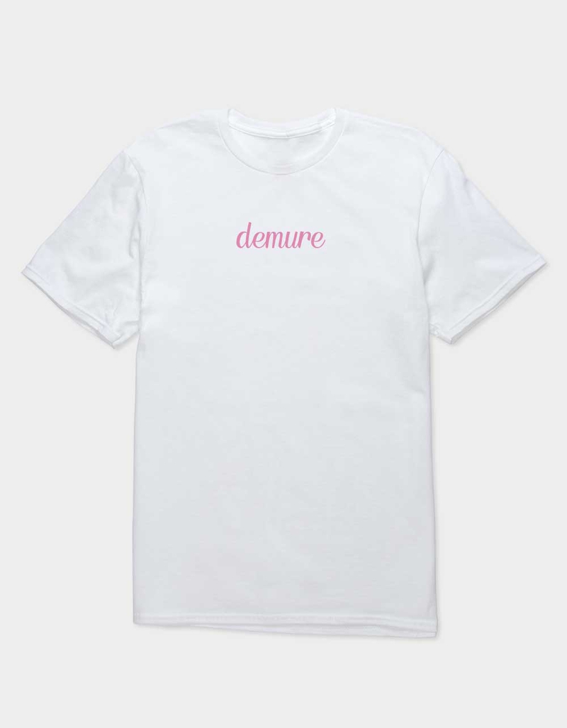 DEMURE Simple Unisex Tee - WHITE | Tillys