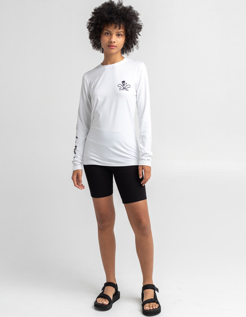SALT LIFE Salty Dive Womens Rash Guard - WHITE | Tillys