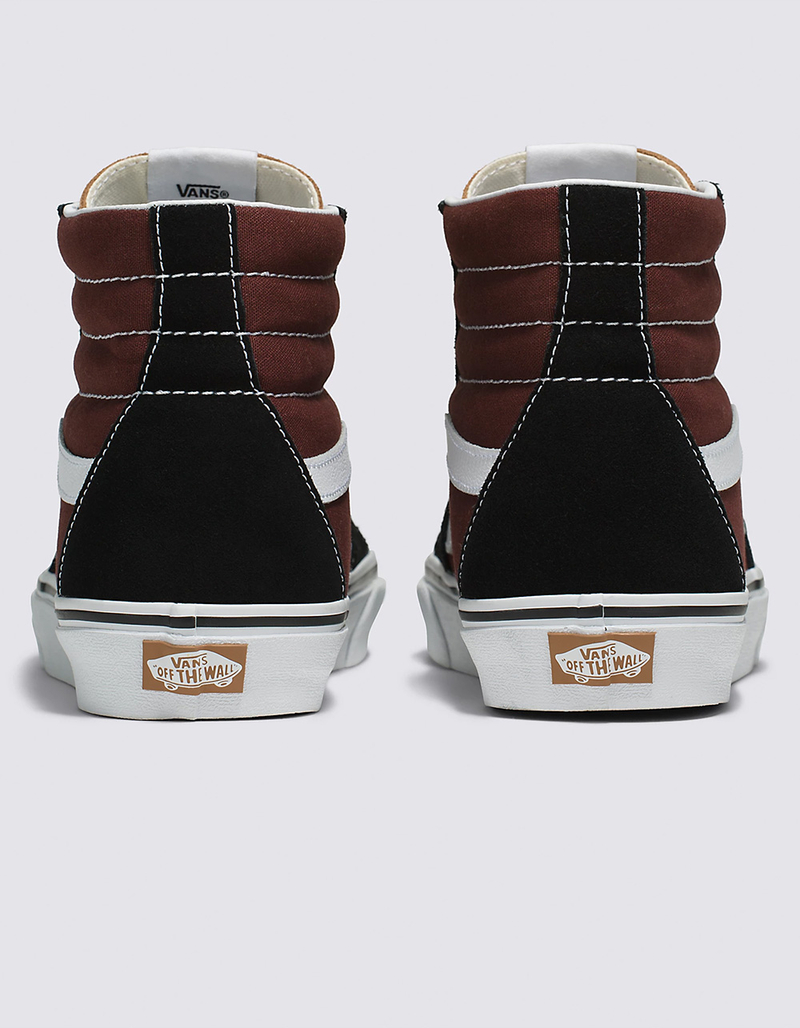 VANS Sk8-Hi Color Block Shoes - BLACK/BROWN | Tillys