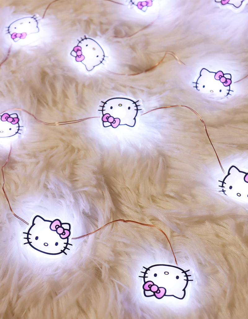 SANRIO Hello Kitty Copper String Lights - PNK/WHT - ONE SIZE | Tillys