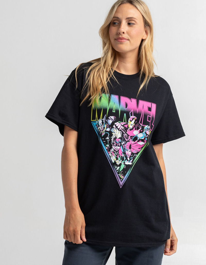 MARVEL Avengers Oversized Womens Tee - BLACK | Tillys