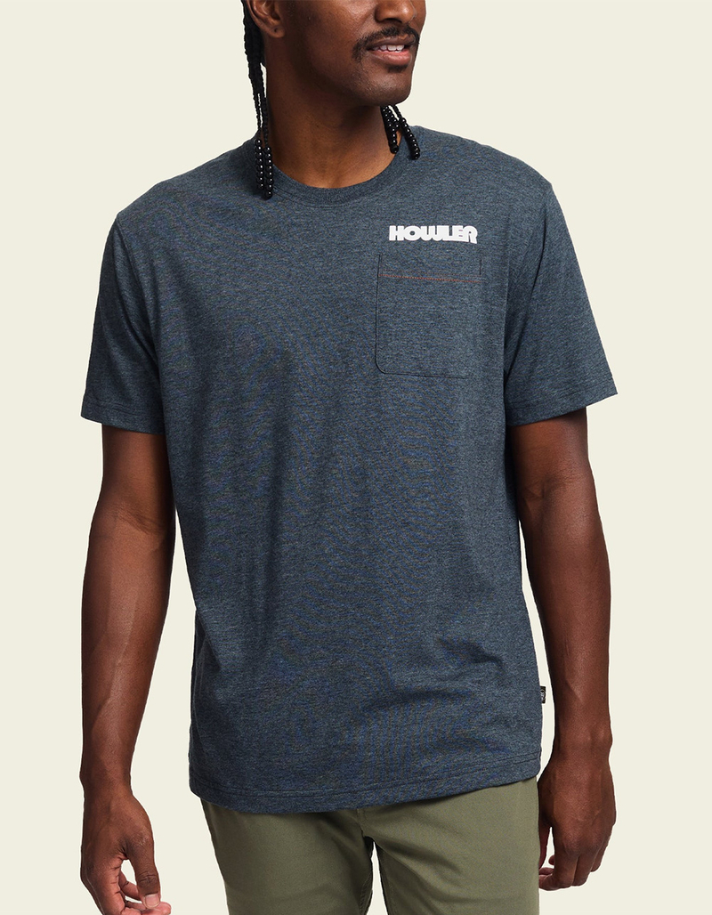 HOWLER BROTHERS Trucha Mens Pocket Tee - CHARCOAL - XXL | Tillys