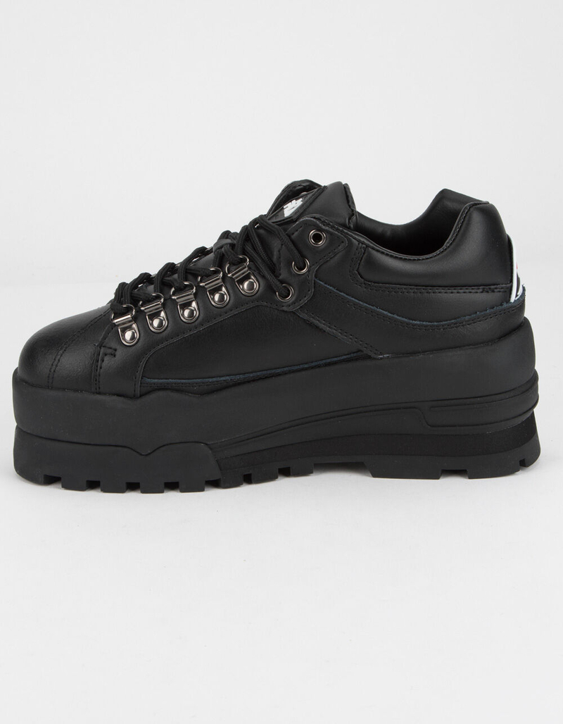 FILA Trailblazer Wedge Black Womens Platform Shoes - BLACK | Tillys