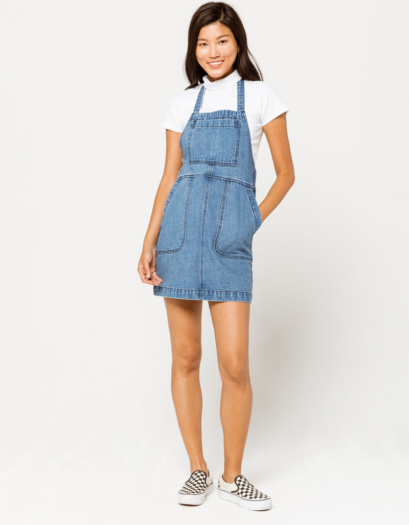 RVCA Bolt Out Denim Skirtall - MEDIUM BLAST - XS | Tillys