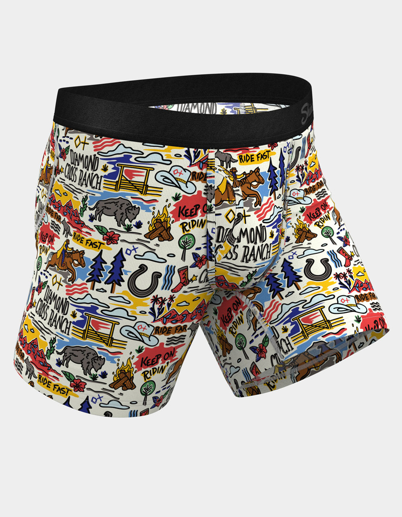 SHINESTY x Diamond Cross Ranch The Rowdy Rodeo Mens Boxer Briefs ...