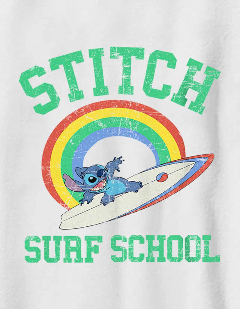 LILO & STITCH Stitch Surf School Unisex Kids Tee - WHITE - S | Tillys