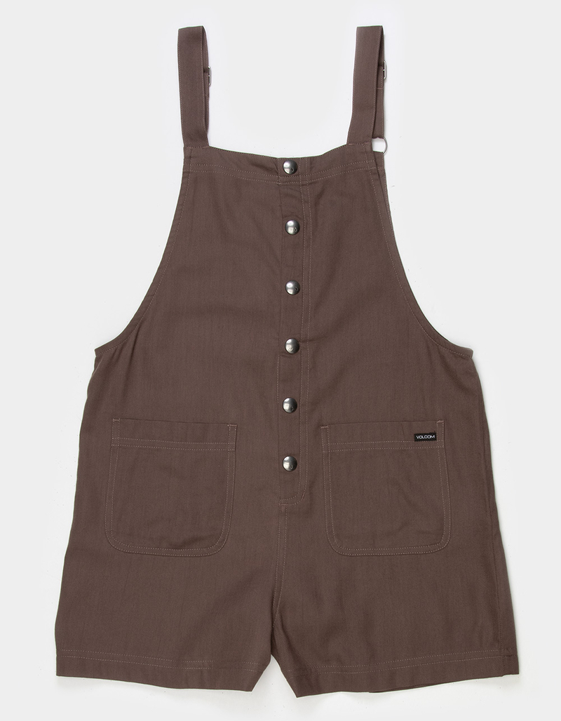 VOLCOM Stone Strut Girls Romper - SLATE | Tillys