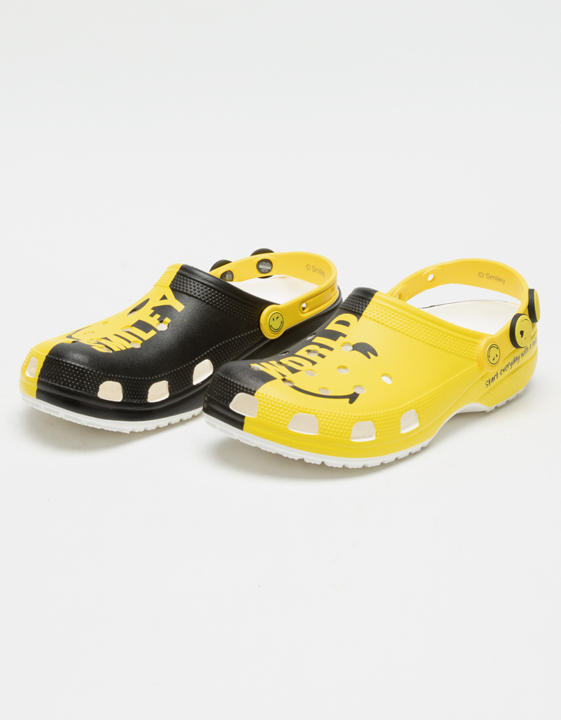 CROCS Smiley Clogs - YELLOW COMBO | Tillys