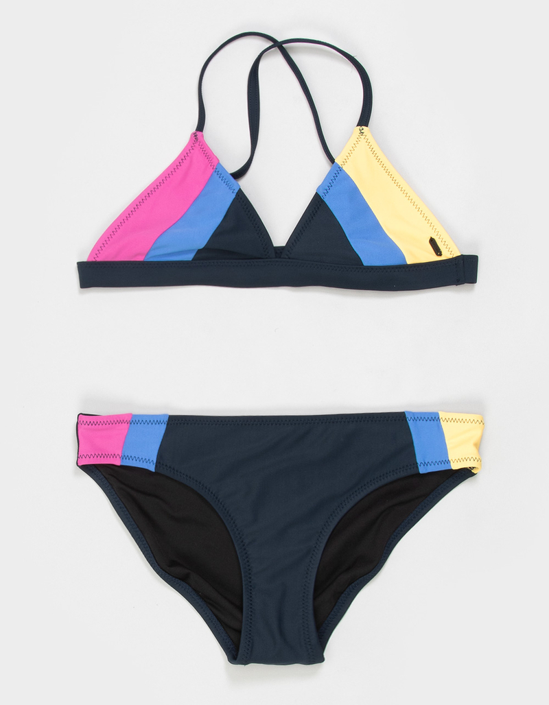 RIP CURL Block Party Girls Bikini Set - NAVY COMBO | Tillys