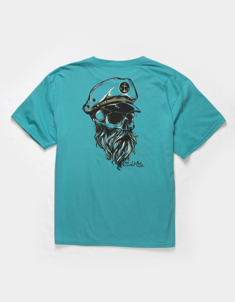 SALT LIFE Old Sea Captain Boys Tee - TEAL BLUE | Tillys