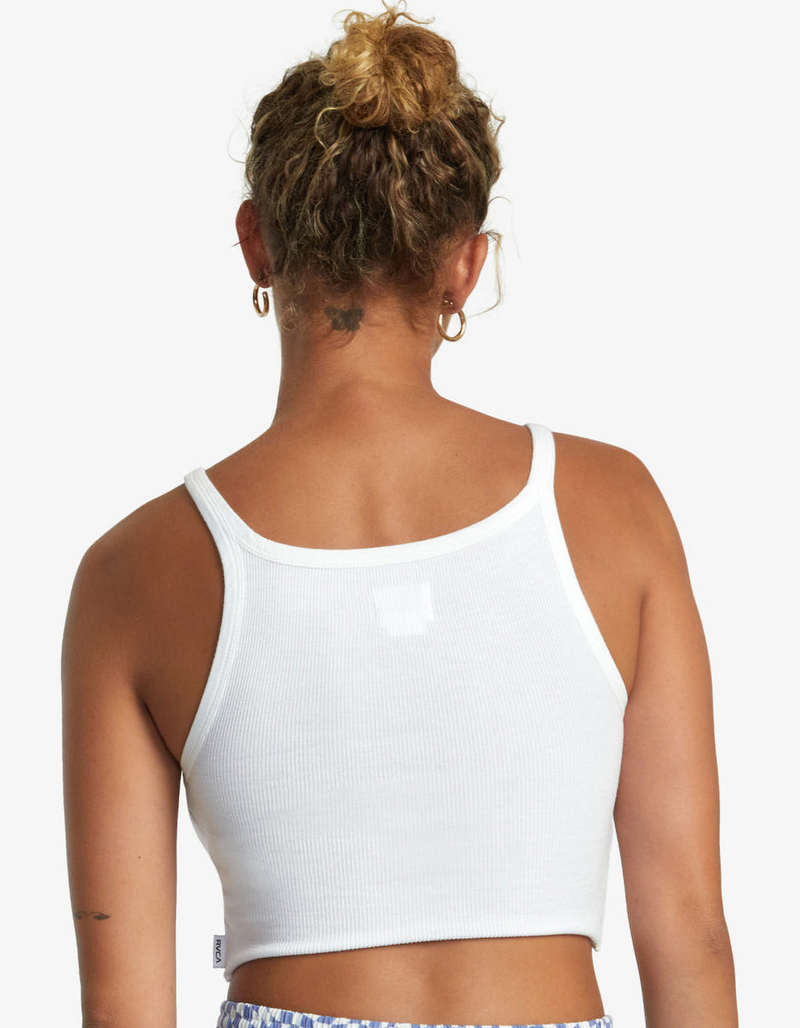 RVCA Slide Womens Crop Tank Top - WHITE | Tillys