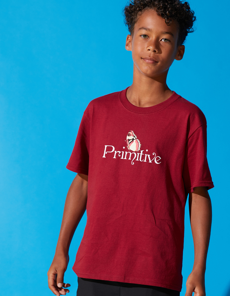 PRIMITIVE Insight Boys Tee - BURGUNDY | Tillys