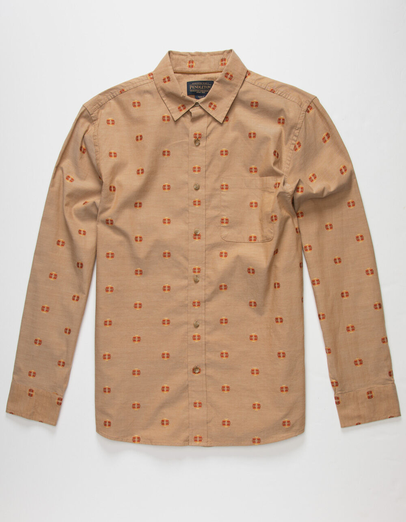 PENDLETON Carson Mens Woven Shirt - TAN | Tillys