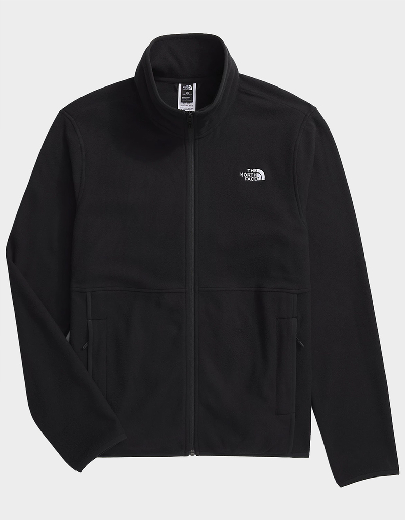 THE NORTH FACE Glacier Mens Zip-Up Fleece Jacket - BLACK | Tillys