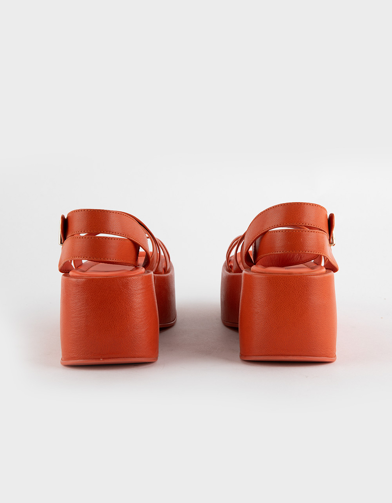 FREE PEOPLE Hazel Flatform Womens Sandals - ORANGE | Tillys