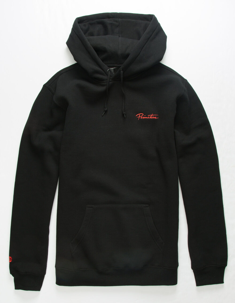 PRIMITIVE Mini Nuevo Mens Hoodie - BLACK/RED | Tillys