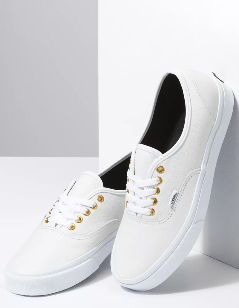VANS Leather Authentic Mens Shoes - TRUE WHITE/TRUE WHITE | Tillys