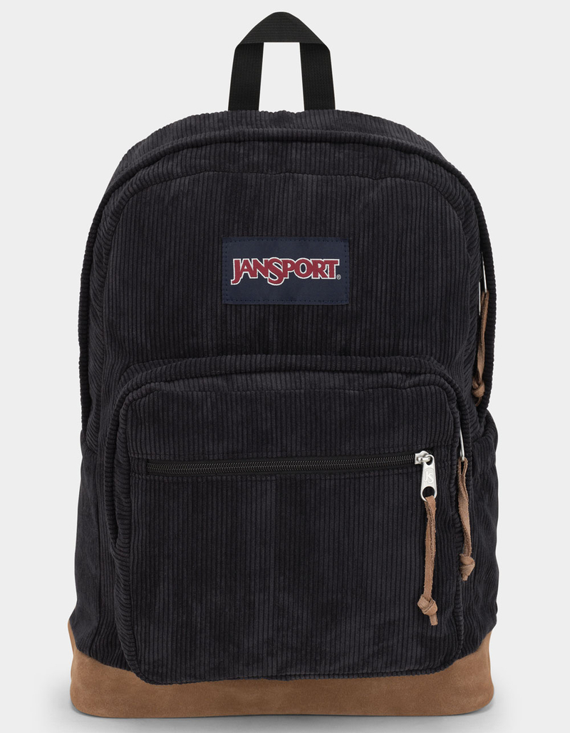 JANSPORT Right Pack Expressions Corduroy Backpack - BLACK CORDUROY ...