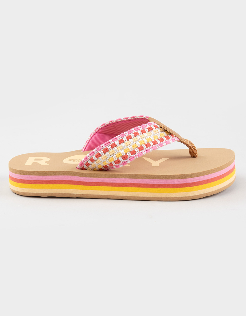 Roxy Chika Hi Girls Thong Sandals Multi 2 Tillys