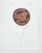 SANTA CRUZ MFG Fade Mens Tank Top - WHITE | Tillys