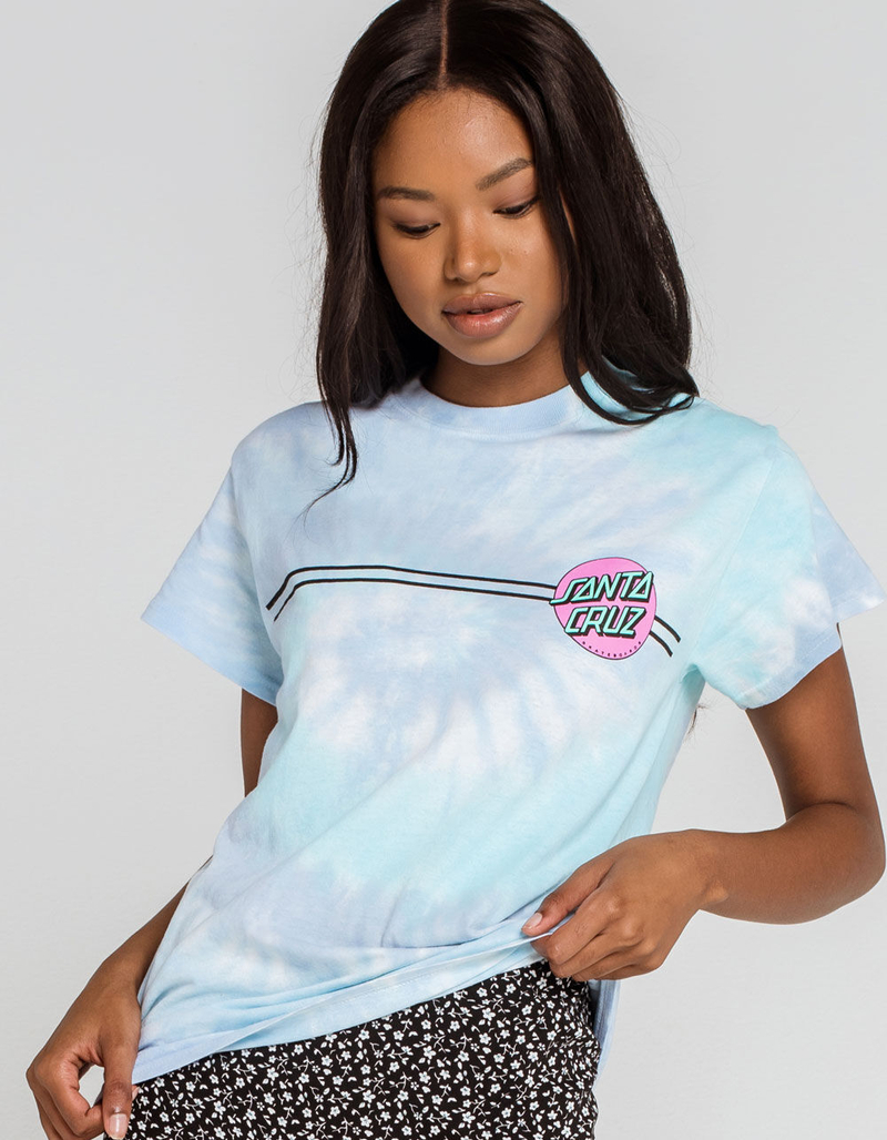 SANTA CRUZ Tie Dye Womens Tee - BLUE COMBO - M | Tillys