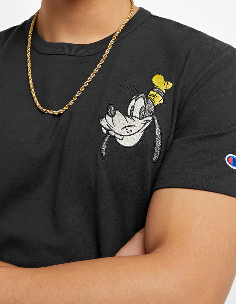 CHAMPION x Disney Goofy Doodle Mens Tee - BLACK | Tillys
