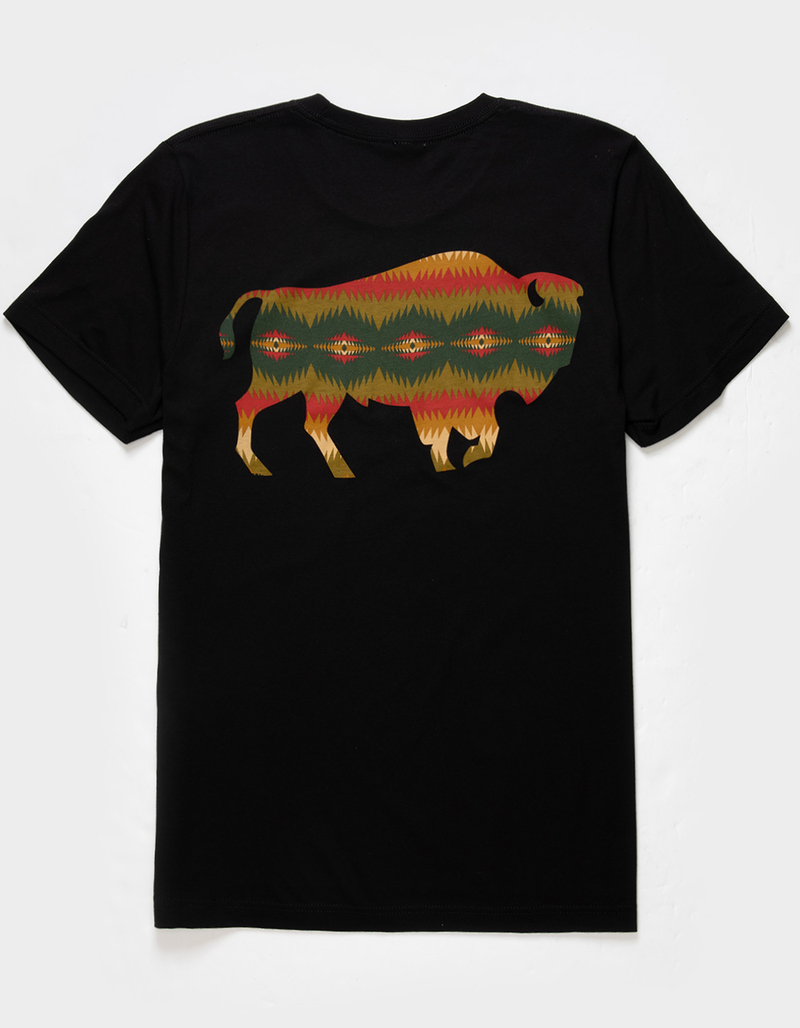 PENDLETON Trapper Peak Buffalo Mens Tee - BLACK - L | Tillys