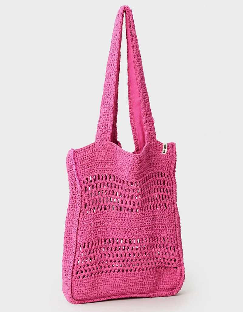 RIP CURL Holiday Crochet 8L Tote Bag - PINK - ONE SIZE | Tillys