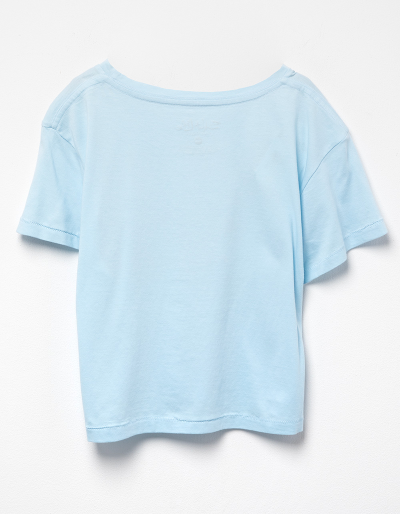 SALT LIFE Ride Tide Girls Crop Tee - BLUE - L | Tillys