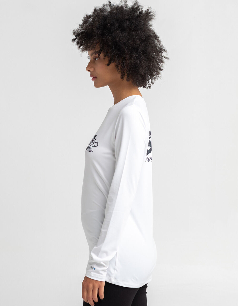 SALT LIFE Salty Dive Womens Rash Guard - WHITE | Tillys