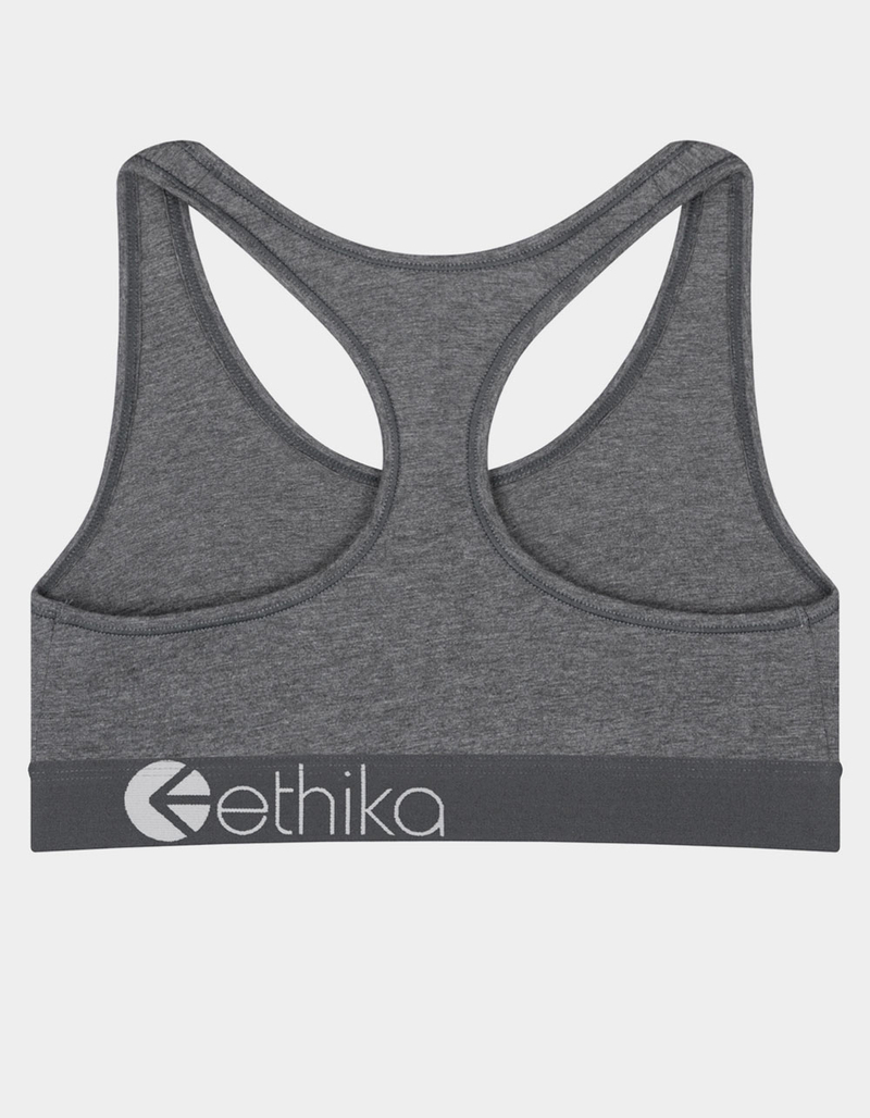 ETHIKA Heathered Girls Sports Bra - HEATHER GRAY - L | Tillys