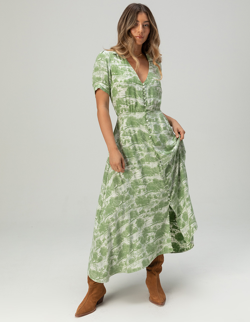 SENDERO PROVISIONS CO. Darcy Womens Dress - GREEN COMBO - XS | Tillys