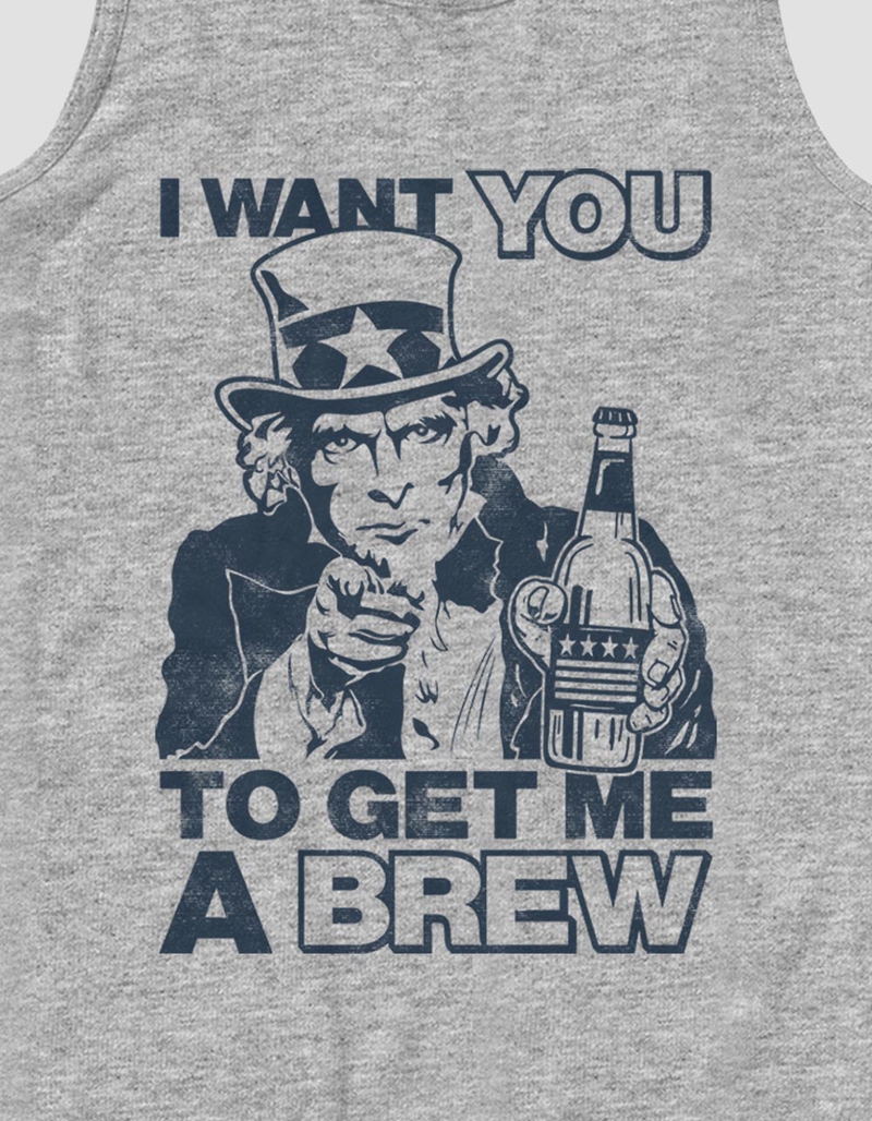 BEER Sam's Brew Unisex Tank - HEATHER GRAY - S | Tillys