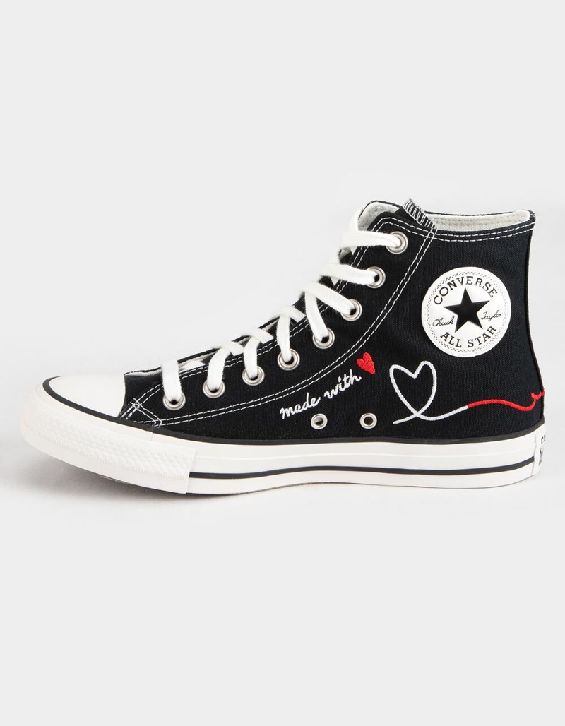 CONVERSE Chuck Taylor All Star Love High Top Shoes - BLACK/VINTAGE ...