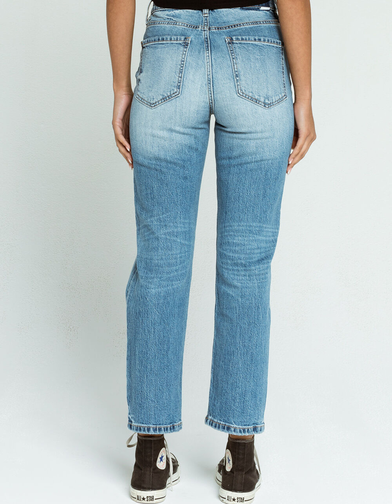 DAZE Straight Up Womens High Rise Jeans - MEDIUM WASH - 28 | Tillys