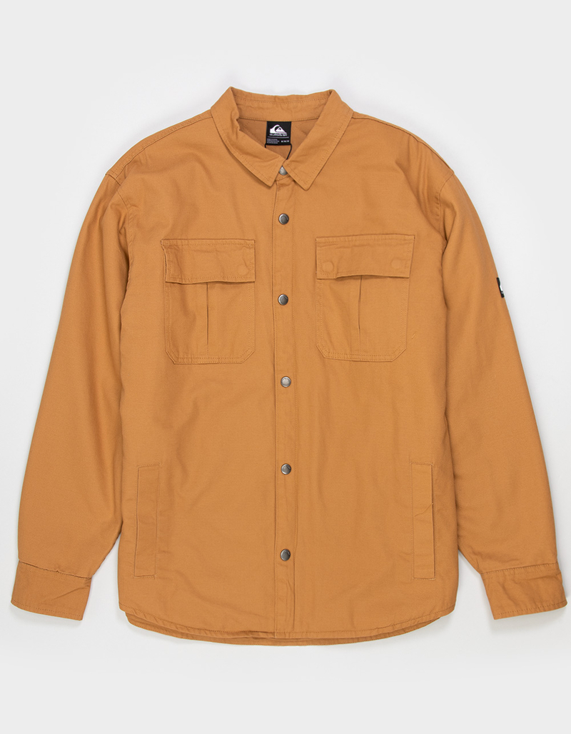 QUIKSILVER Cold Snap Mens Canvas Jacket - BROWN - XXL | Tillys