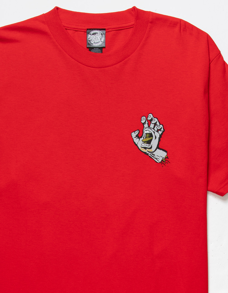 SANTA CRUZ Screaming Hand Mens Tee - RED | Tillys