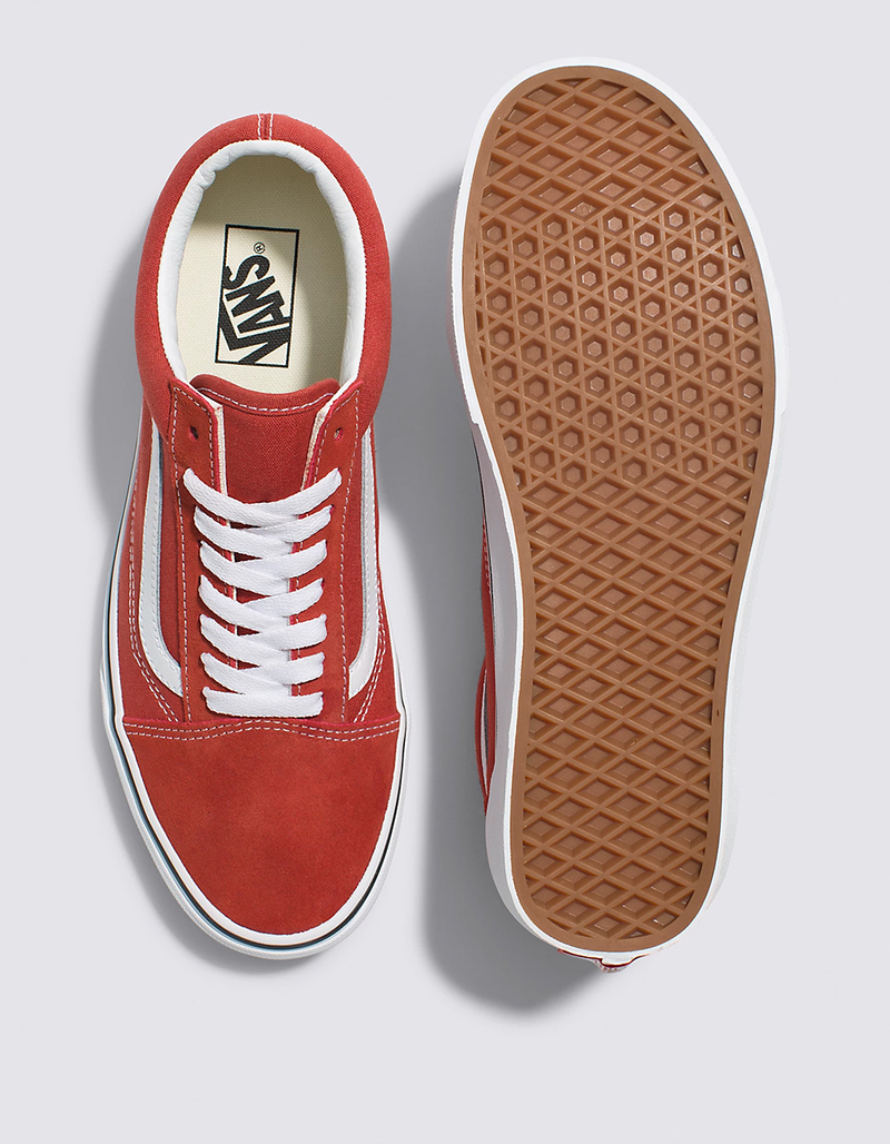 VANS Old Skool Shoes - RED/WHITE - M7/W8.5 | Tillys