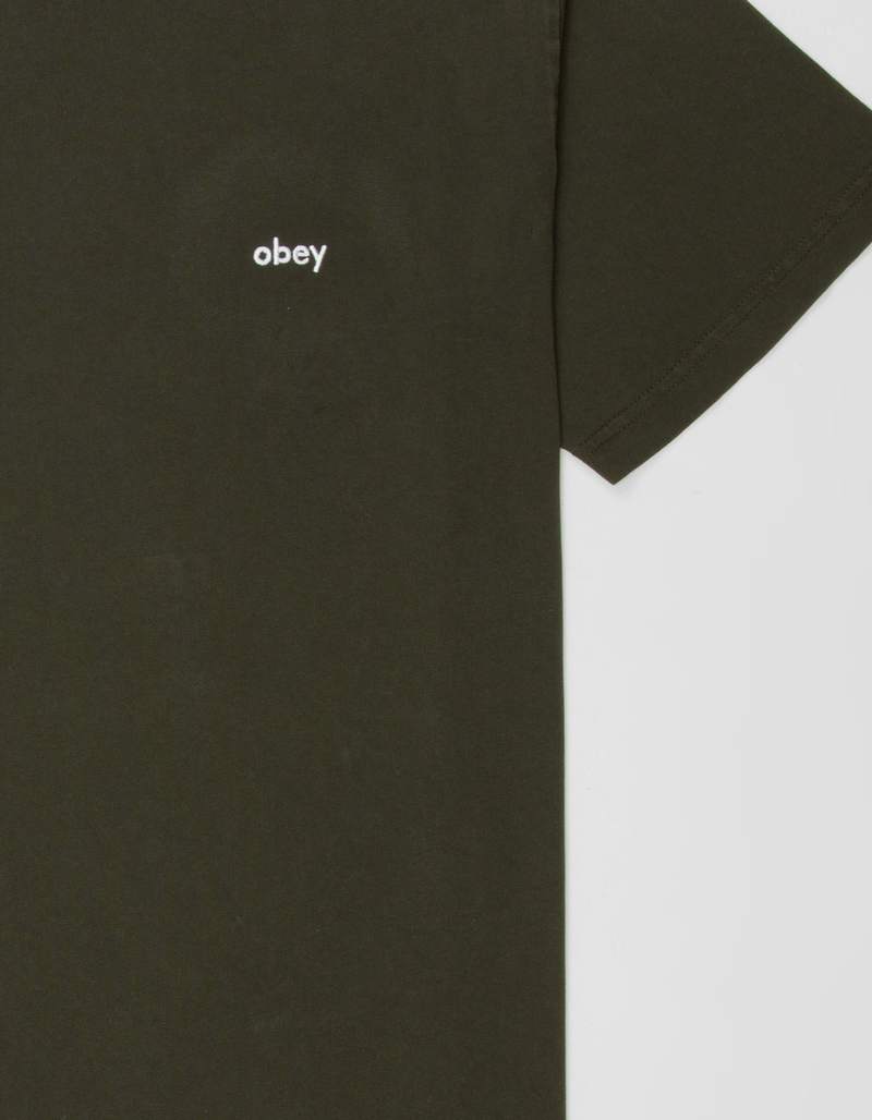 OBEY Lowercase Pigment Mens Tee - DARK OLIVE | Tillys