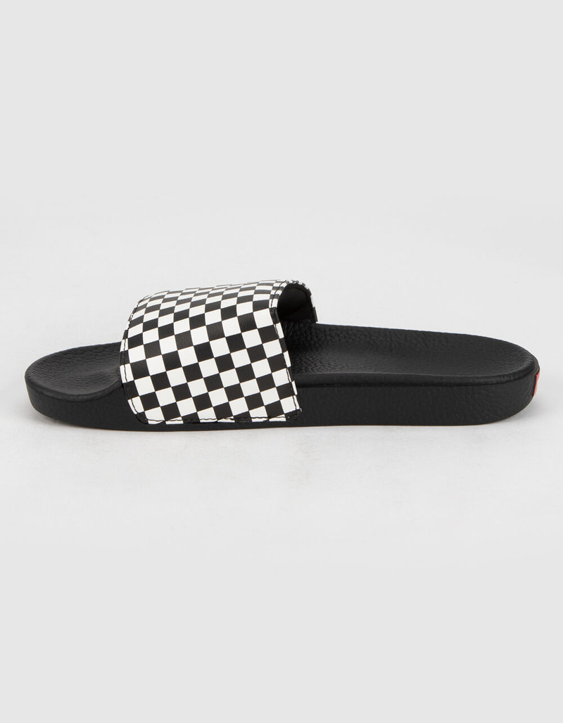 VANS Checkerboard Juniors Slide Sandals - CHECKER | Tillys