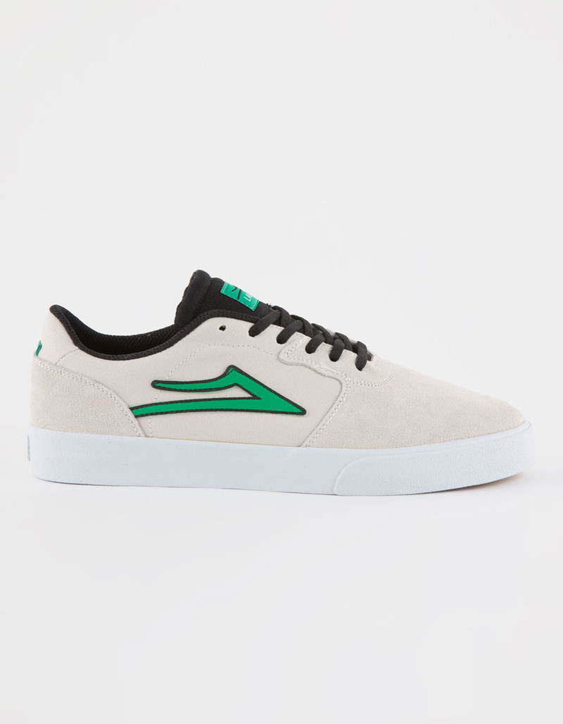 LAKAI Cardiff Mens Shoes - WHT/GREEN - 5 | Tillys