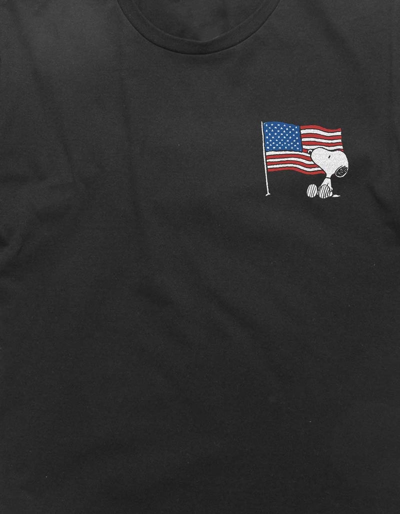 PEANUTS USA Snoopy Stamp Unisex Tee - BLACK | Tillys