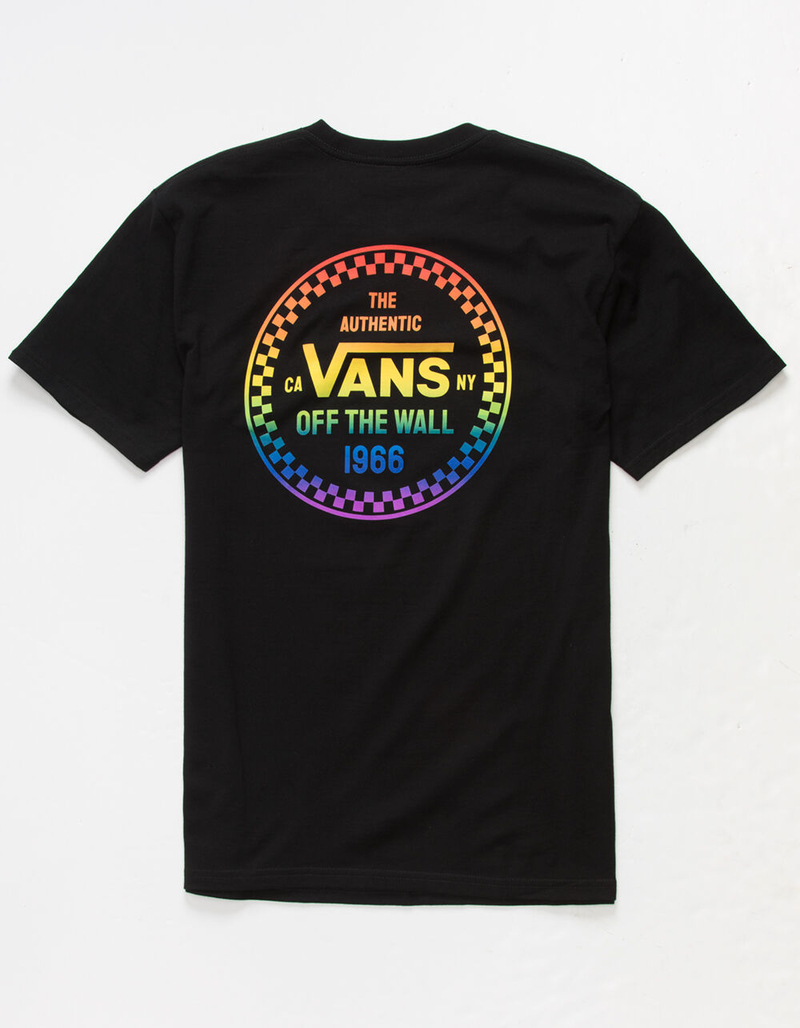 VANS x Pride Checker 66 Mens T-Shirt - BLACK - XL | Tillys