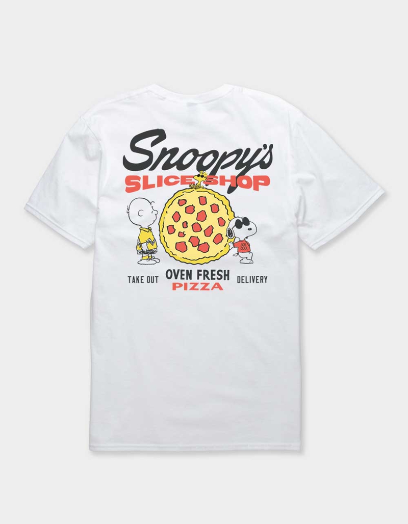 PEANUTS Snoopy's Slice Shop Unisex Tee - WHITE | Tillys