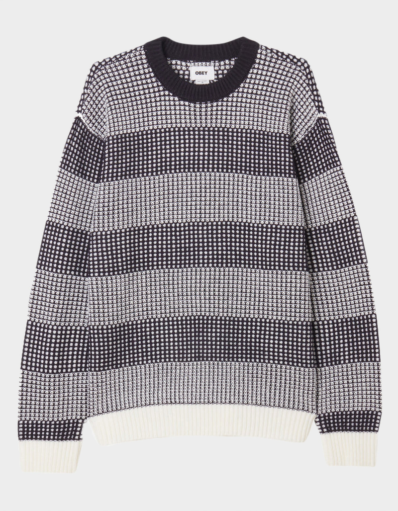 OBEY Jason Mens Crewneck Sweater - NAVY | Tillys