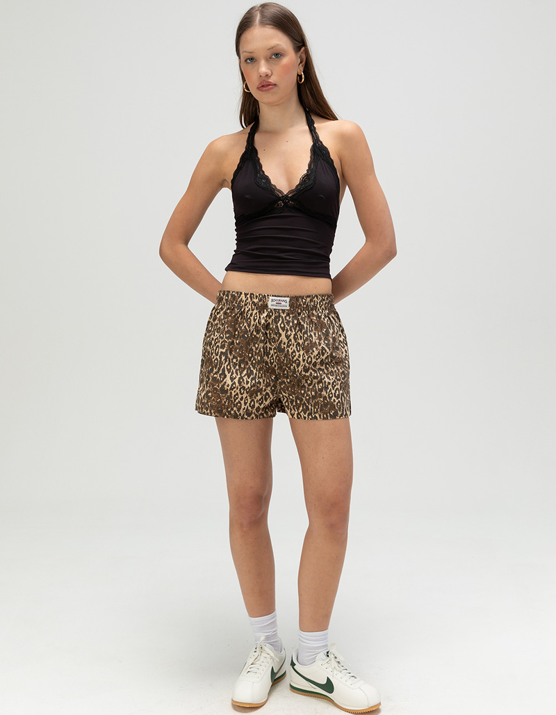 BDG Urban Outfitters Leopard Print Womens Boxer Shorts - LEOPARD - M ...