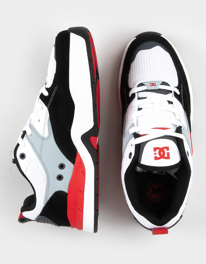 DC SHOES Ascend Mens Skate Shoes - BLK/WHT - 4 | Tillys