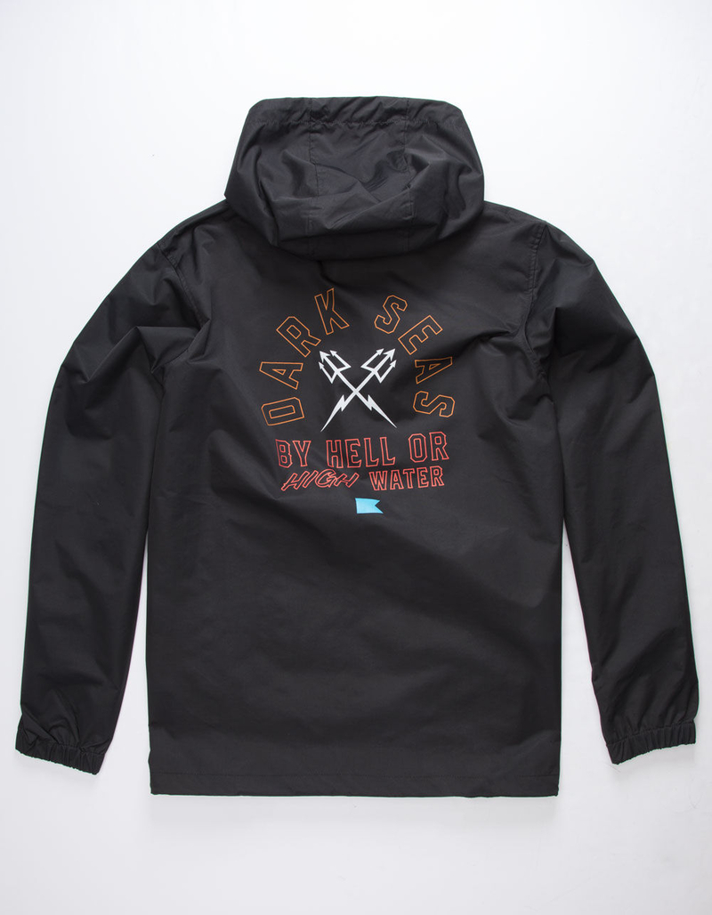 DARK SEAS Quartermaster Mens Anorak Jacket - BLACK - L | Tillys