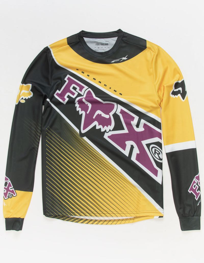 FOX Burm Mens Jersey - YELLOW - S | Tillys
